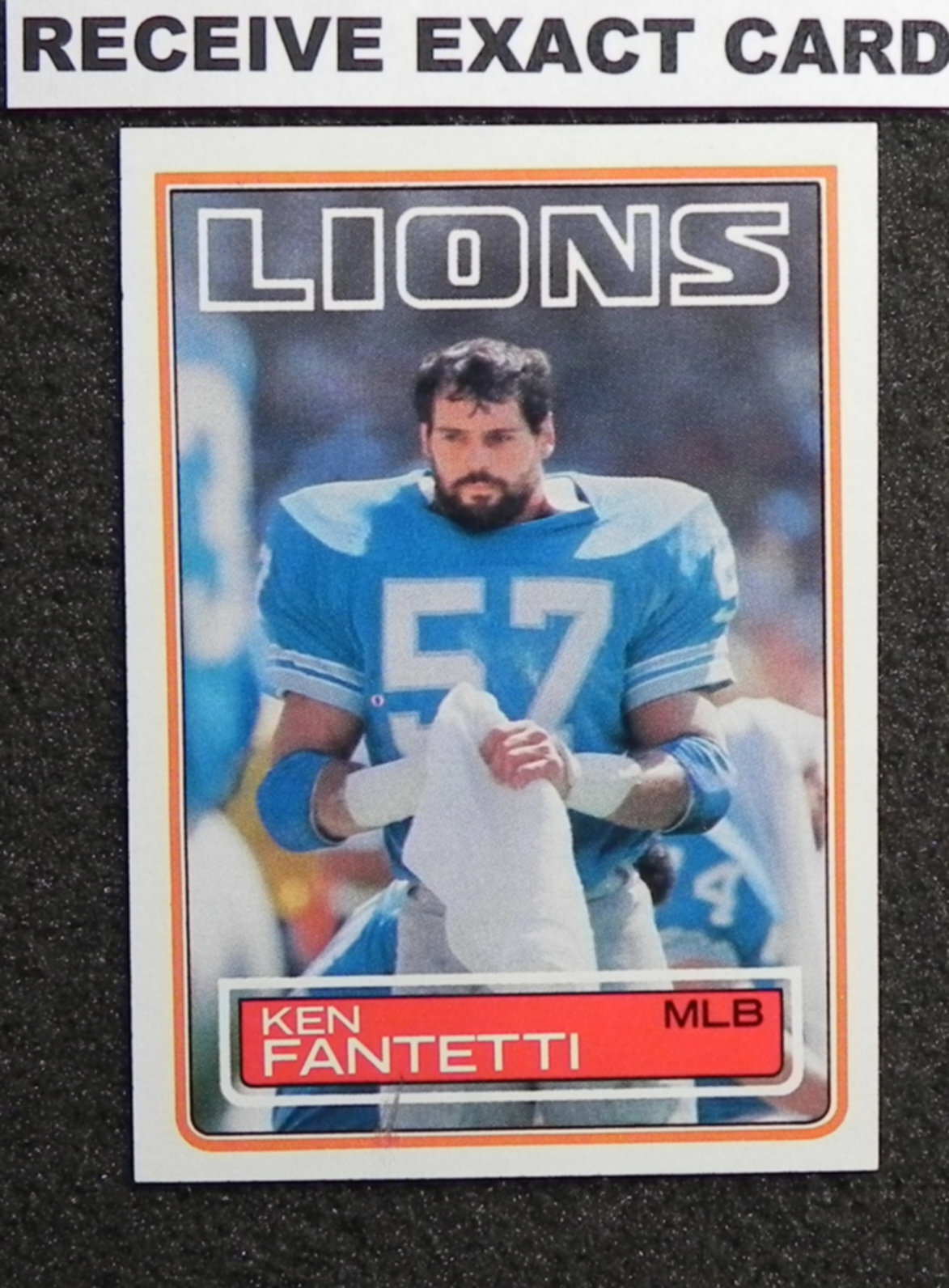 KEN FANTETTI 1983 Topps Card #64 _ Card (A) _ DETROIT LIONS | eBay