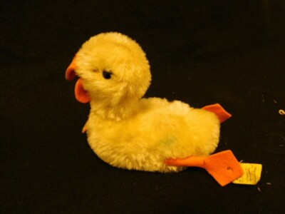 Vintage Steiff Duck with Original Hang Tag & name tag• Plush Mohair ...