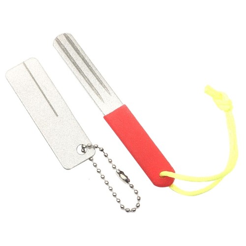 Hook Sharpener Keychain Diamond Hook Pocket Fish Hook Sharpening File ...