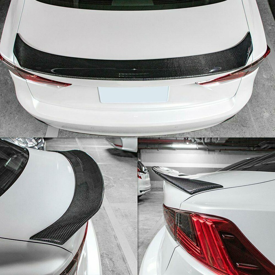 Real Carbon Fiber AR Style Trunk Spoiler Wing Fits 2014-2020 Lexus IS F ...