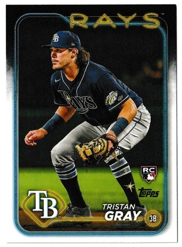 2024 Topps Baseball Series 2 #483 Tristan Gray RC - Tampa Bay Rays | eBay