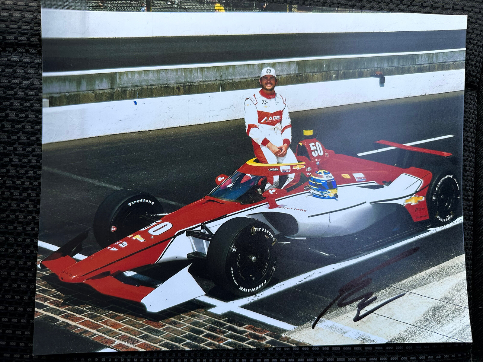 RC Enerson Signed Indianapolis 500 8 X 10 Photo Indy Car Autographed ...