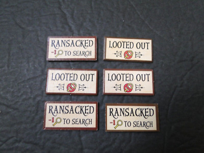 Munchkin Quest Board Game: 6 Search Result Tokens Pieces | eBay