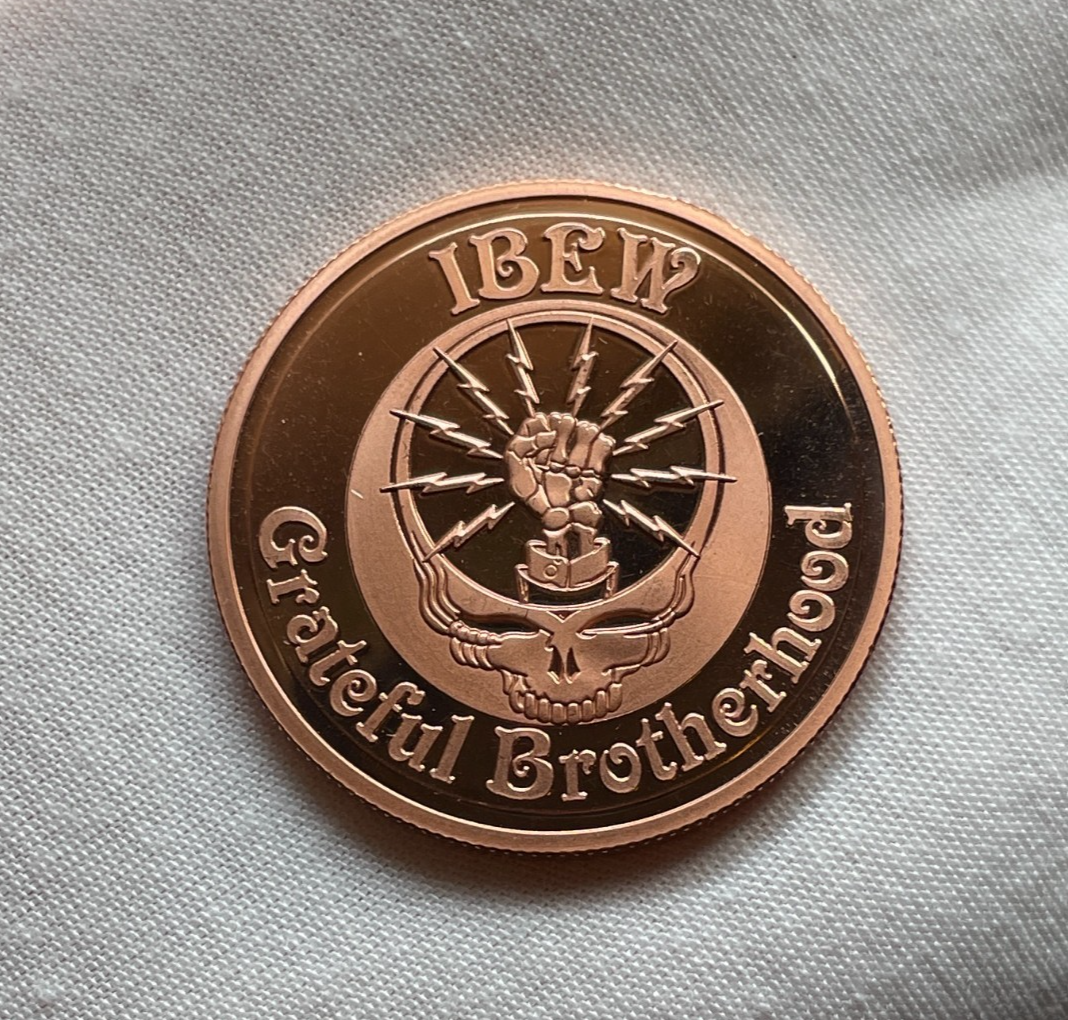 Bundle- IBEW- 1 x Good Luck, 1 x grateful brotherhood 2x brotherhood ...