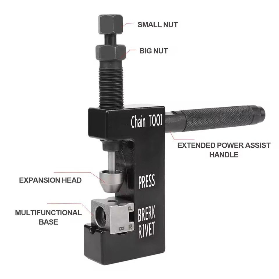08-0470 PBR Motorcycle Chain Breaker Rivet Press Break Tool for 520 525 ...