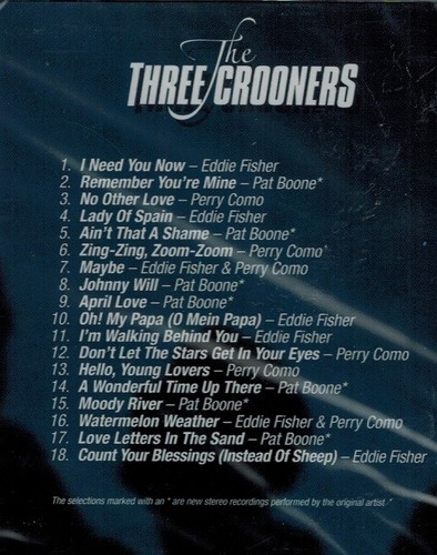The Three Crooners by Various Artists (CD, Nov-2005, K-Tel Distribution ...