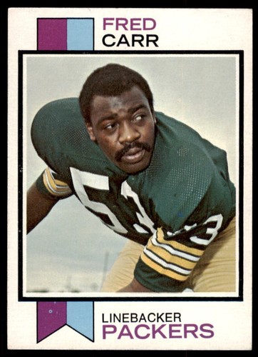 1973 Topps Fred Carr VG-EX RC Green Bay Packers #521 | eBay