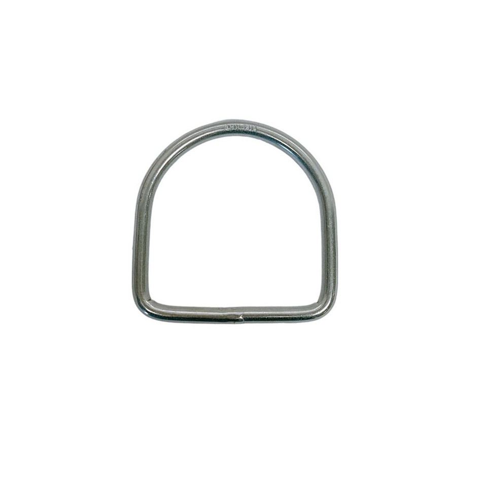 Marine Stainless Steel 3/16" D-Ring 300 Lbs WLL D Ring Welded Yacht ...