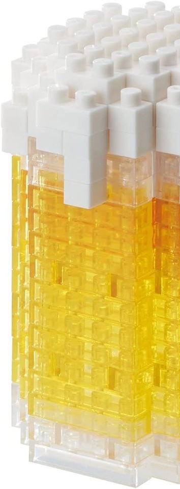 Kawada Nanoblock beer representative alcoholic drinks rich color NBC ...