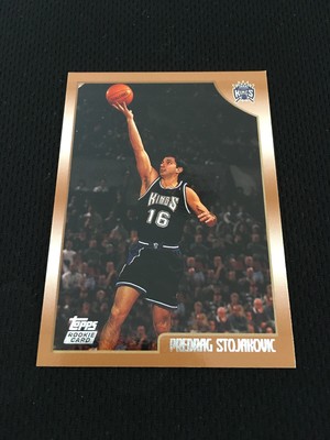 PREDRAG STOJAKOVIC ROOKIE TOPPS 1999-00 SACRAMENTO KINGS RC BASKETBALL ...