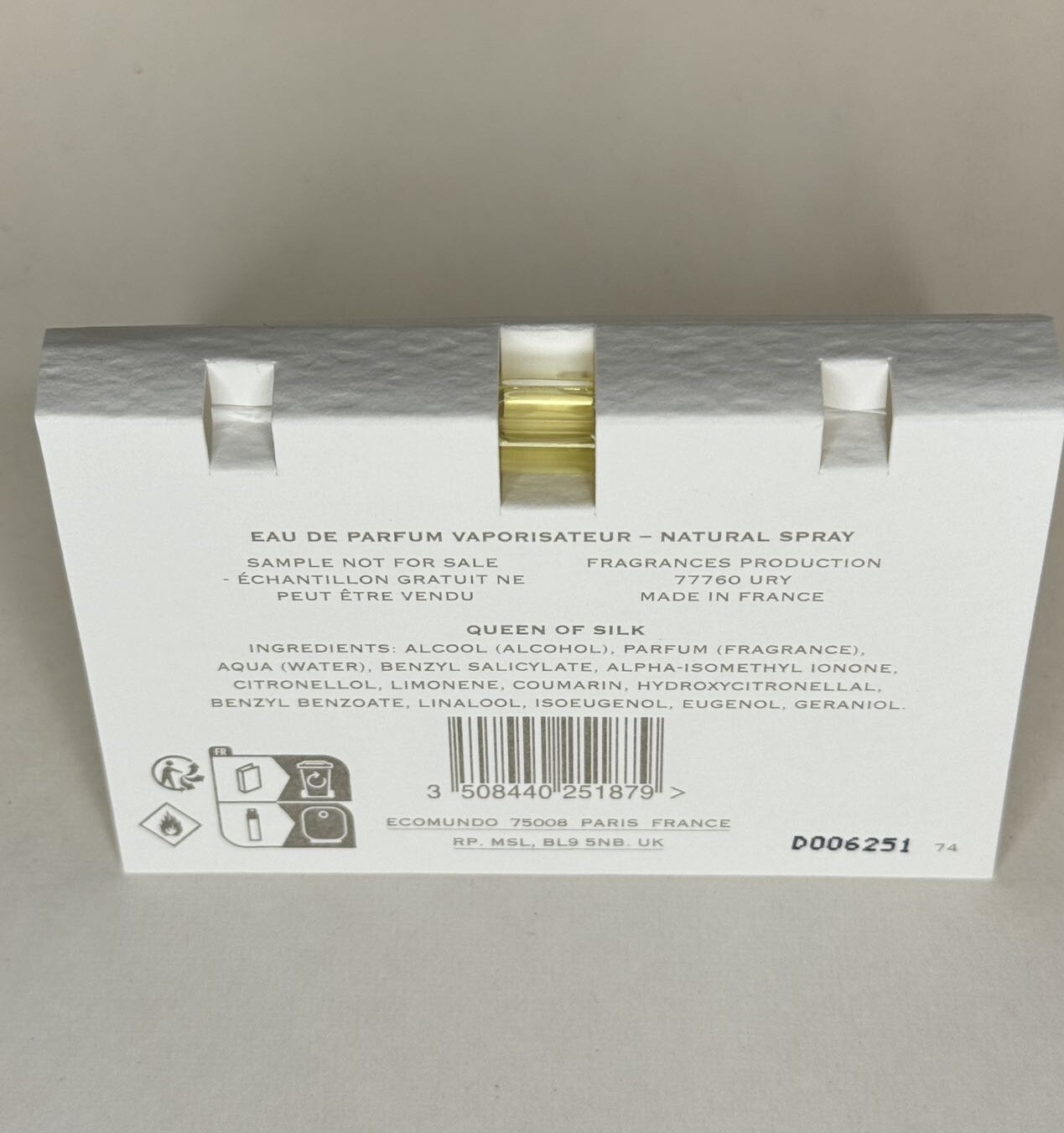 Creed Queen Of Silk Eau De Parfum EDP Card Sample - New 2024 | eBay