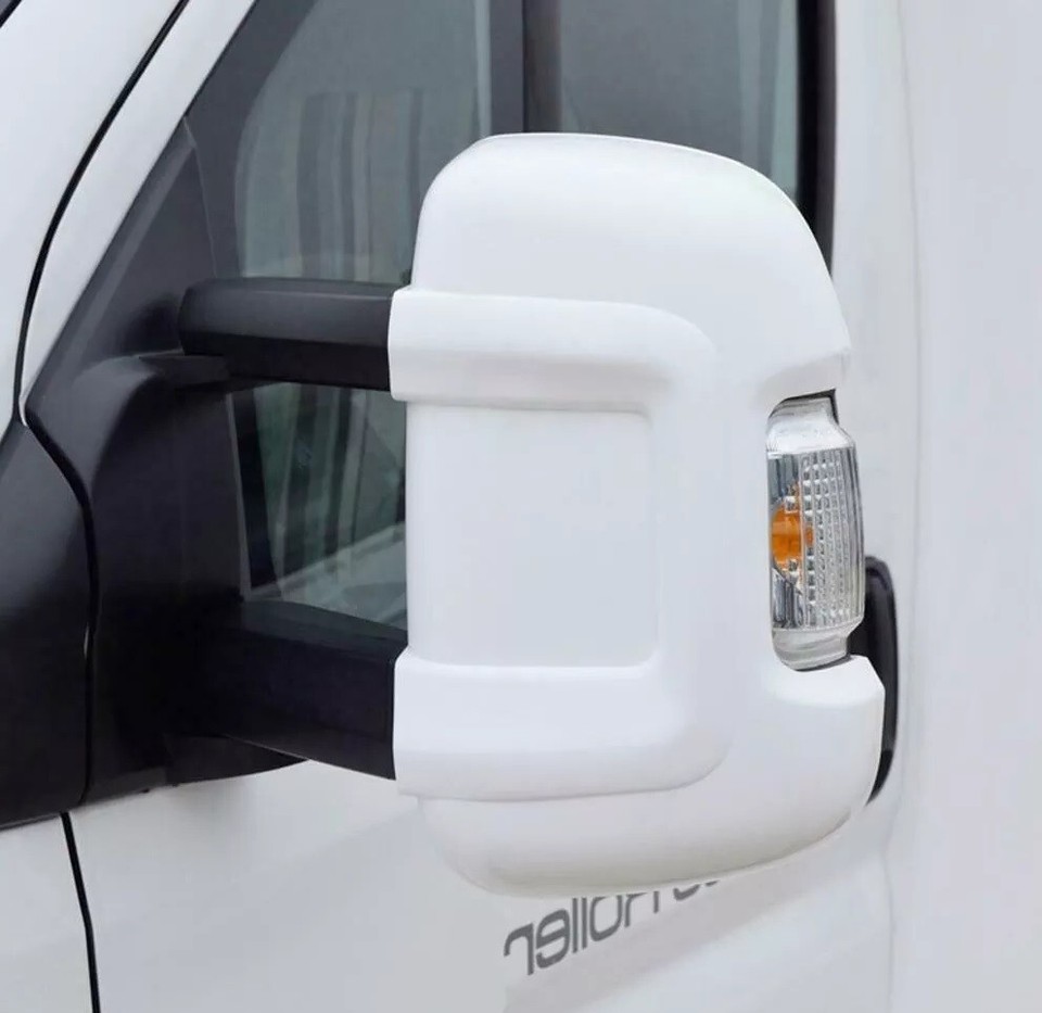 Fits Fiat Ducato 2006-2024 Pair Short Arm Wing Mirror Cover Protector ...