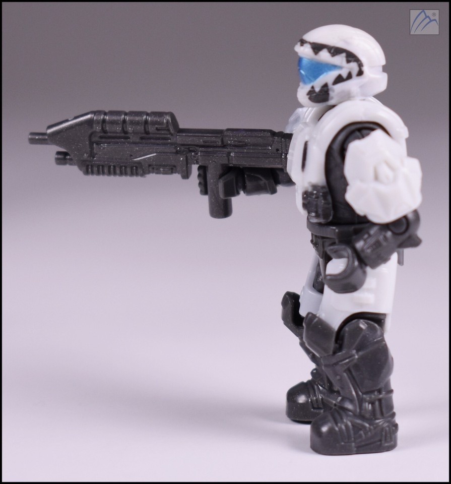 HALO MEGA BLOKS CONSTRUX UNSC ARCTIC WHITE ODST SHARK PADPRINT ...