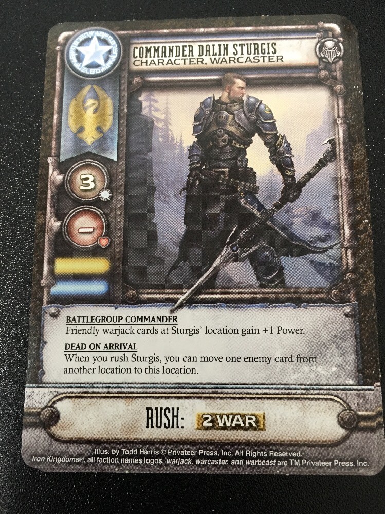 High Command Single Card Commander Dalin Sturgis Mint Condition | eBay ...