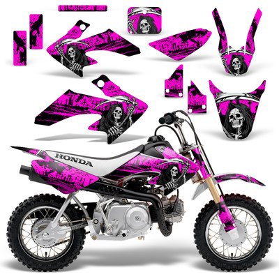 Dirt Bike Decal Graphic Kit MX Sticker For Honda CRF50 2004-2013 Reaper ...