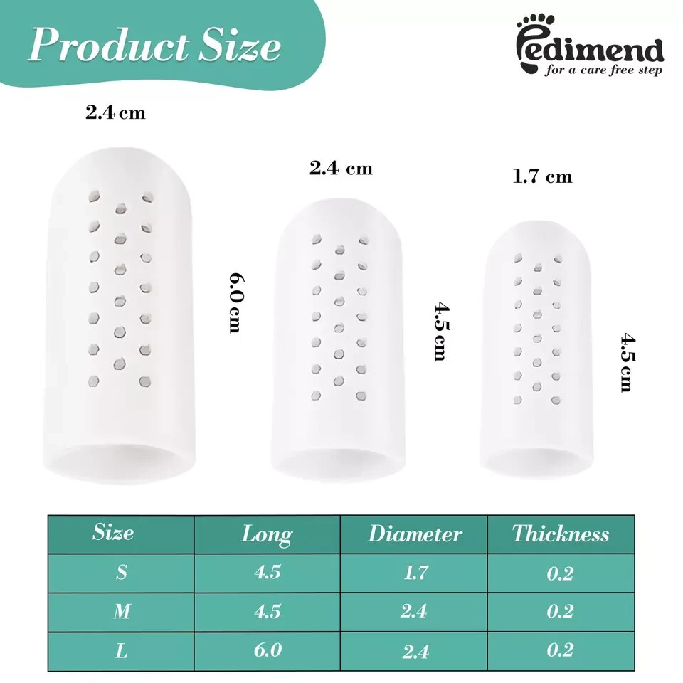 PEDIMEND™ BIG TOE TUBULAR DRESSING BANDAGE TOE CAP GUARD INGROWN NAIL ...