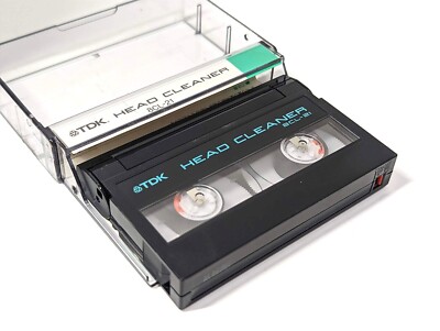 【USED】TDK 8CL-21 Video Head Cleaner Cleaning Cassette Tape for 8mm Hi8 ...