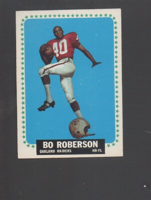 1964 Topps Football Card #151 Bo Roberson-Oakland Raiders Ex Card | eBay