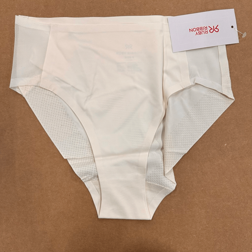 New Ruby Ribbon Second Skin Sheer Hi-Cut Briefs Creme S | eBay
