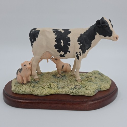 Lowell Davis RFD Piggin' Out Figurine Limited 537/1250 Vintage 1989 Cow ...