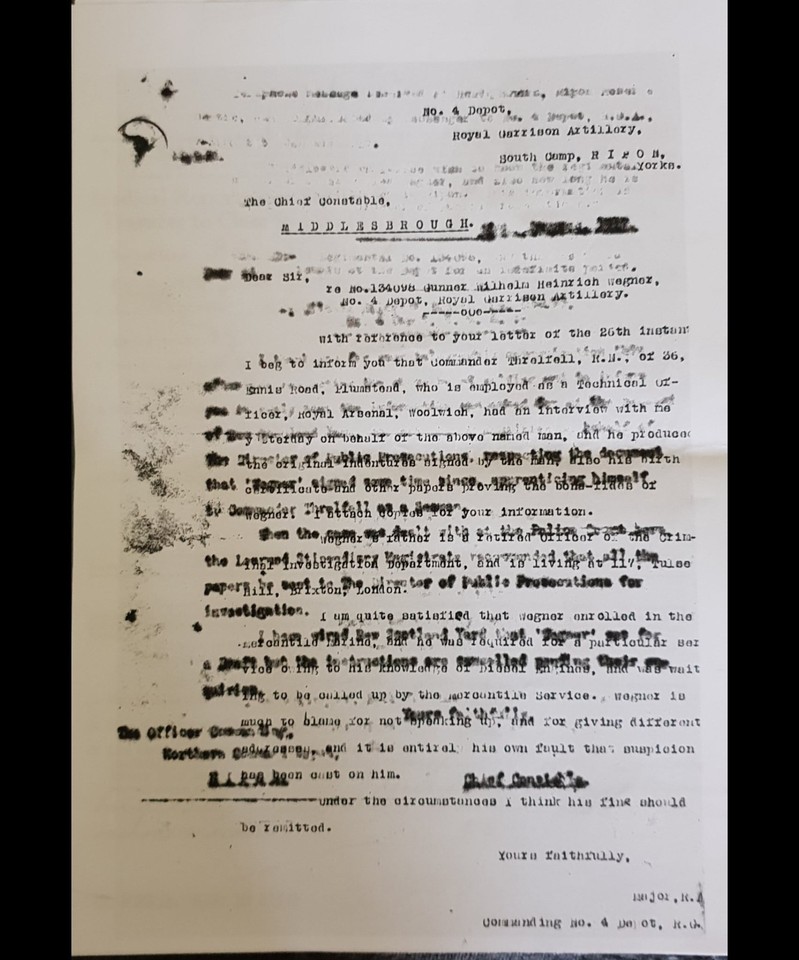 WW1 Victory Medal German Name & "Absentee" Please Read Description ...