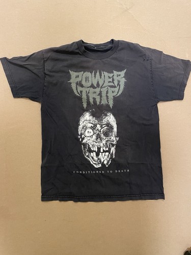 Vintage Power Trip Shirt Large Iron Age Hatred Surge Bitter End Lockin ...