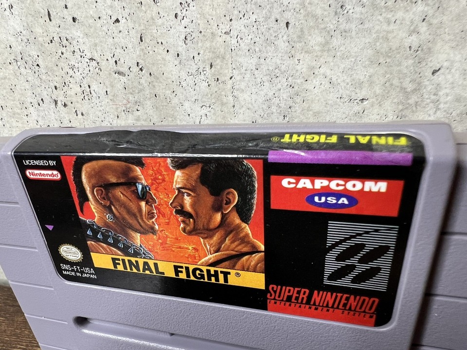 Final Fight (Super Nintendo Entertainment System, 1991) Cartridge Only ...
