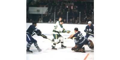 BRUCE GAMBLE TORONTO CLAUDE LAROSE MINNESOTA HOCKEY PRINT NOSTALIGIA ...