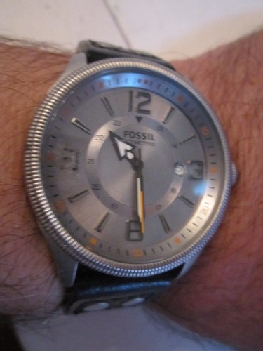 FOSSIL WATCH - STAINLESS STEEL - 100 METERS - 10 ATM - WORKS GREAT ...