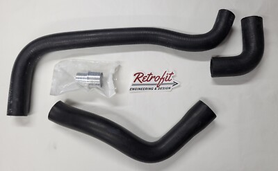 Universal LS Swap Radiator Hose Kit, LS1 LS2 LS3 Water Pump, Stock Rad ...