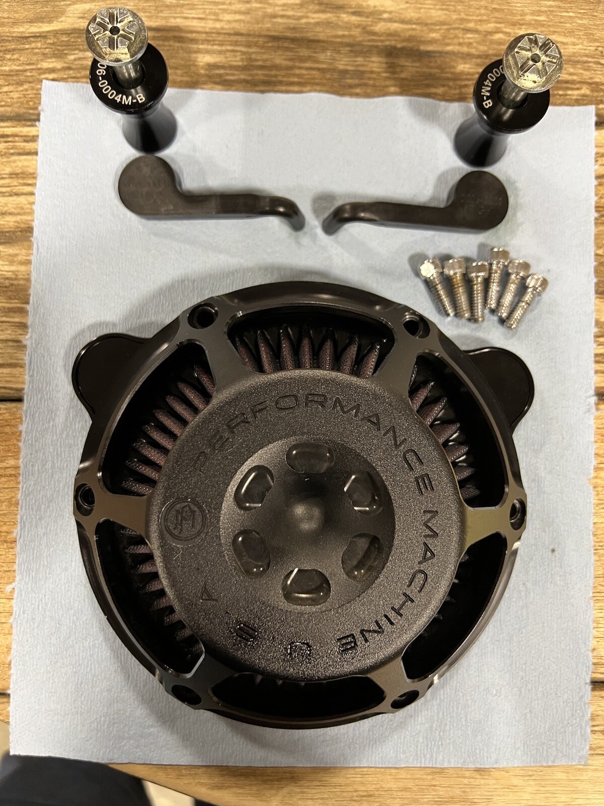 Harley Twin Cam Performance Machine Black Ops Air Cleaner | eBay