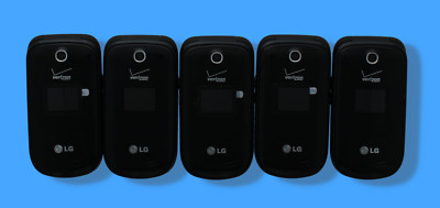 LOT OF 5 VERIZON LG VN170 LG-VN170 REVERE FLIP PHONE BLACK | eBay
