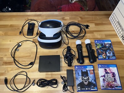 Sony PlayStation VR Bundle for PS4 Camera, 2 Motion controllers, box ...