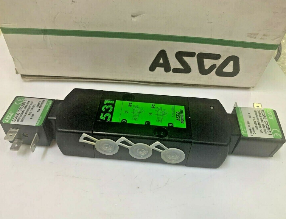 ASCO Numatics Series 531 SCG531C002MS 3/2 5/2 Way NAMUR Solenoid Valve ...