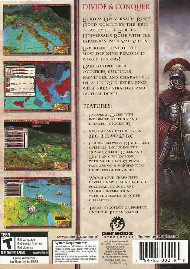 Vae Victis Rome Paradox