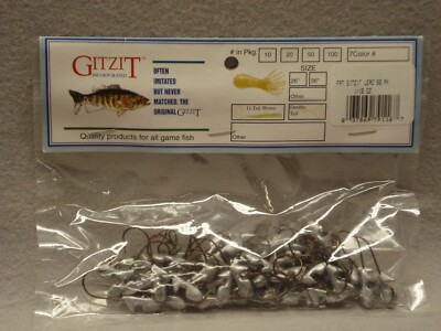 Vintage Original Bobby Garland Fat Gitzit Jigs, 1/16oz 60 pack | eBay