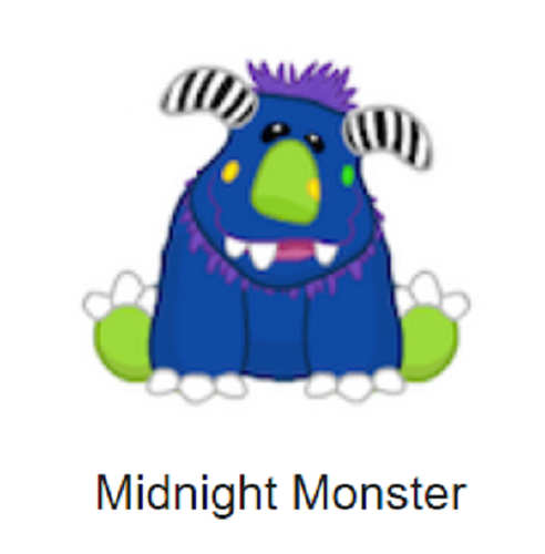Webkinz Classic Midnight Monster (October Pet of the Month) *Code Only ...