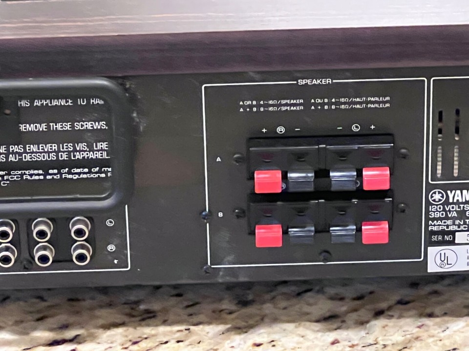 Vintage YAMAHA CR-640 Natural Sound Stereo Receiver BLK (SWEET) | eBay