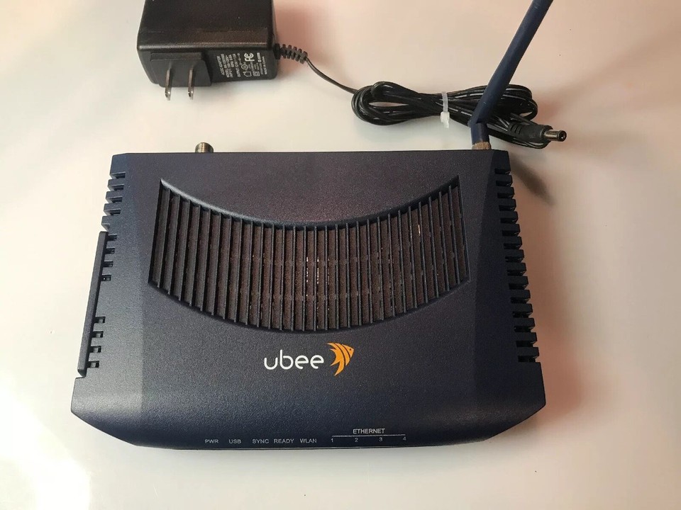 Ubee interactive U10C037 4-Port Cable Modem W/Cord | eBay