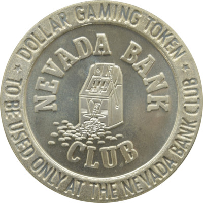 Nevada Bank Club Casino Fallon Nevada $1 Token 1966 | eBay