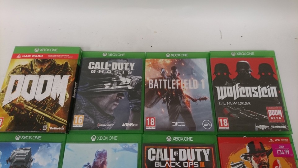 Xbox One Game Bundle 16 Games Bundle Call of Duty Battlefield Untested ...