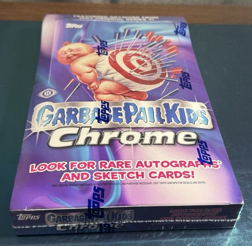 2024 TOPPS CHROME GARBAGE PAIL KIDS 7 GPK HOBBY BOX (96 Cards) Brand ...