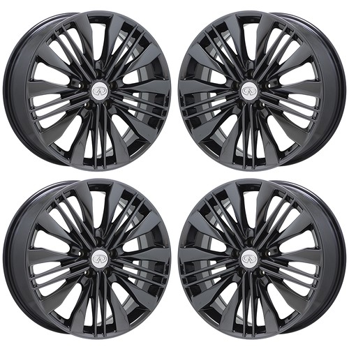 20" Infiniti QX60 Black Chrome wheels rims OEM set 4 73810 EXCHANGE | eBay