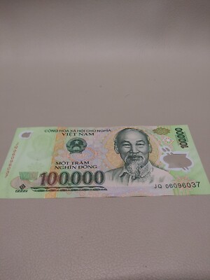 100,000 Vietnamese Dong Banknote VND Vietnam | eBay