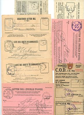 eight 8 x Post Office receipts, slips etc. MOOD Canada | eBay