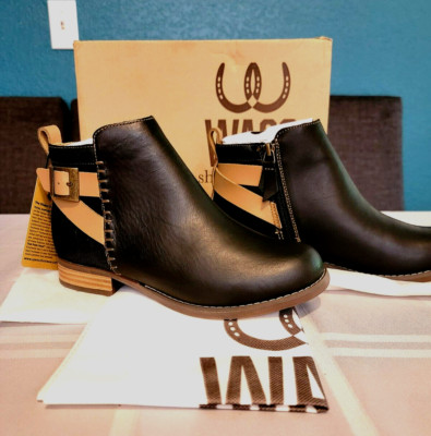 Revitalign / Spenco - Dove Creek Leather Women's Boots Color: Black ...