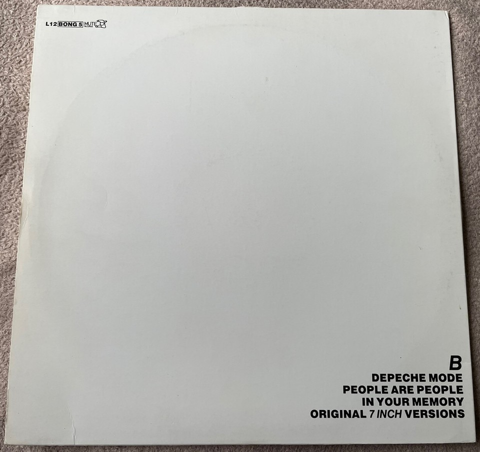 Depeche Mode - People Are People - Ltd 0379 12” Single - L12BONG5 ...