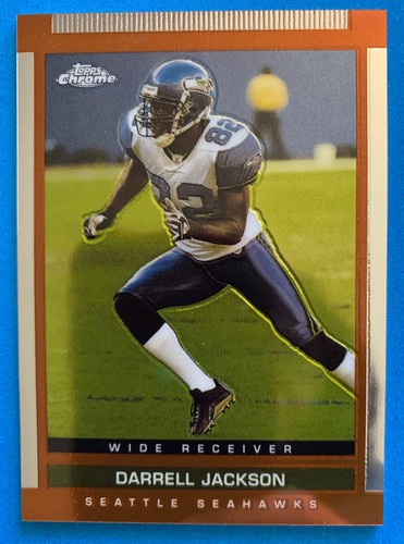 Darrell Jackson 2003 Topps Chrome Football Card #31 Seattle Seahawks WR ...