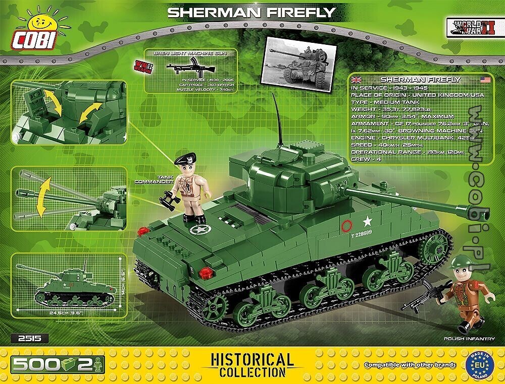 Cobi 2515 SHERMAN FIREFLY Very RARE SET | eBay