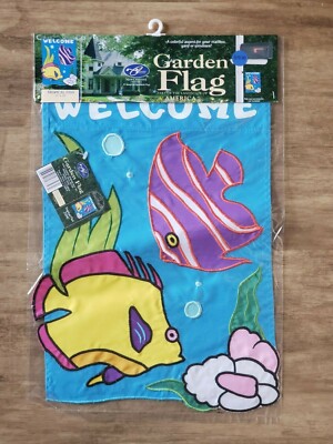 Decorative Garden Flag New Creative Enterprises - Tropical Fish #23347 ...